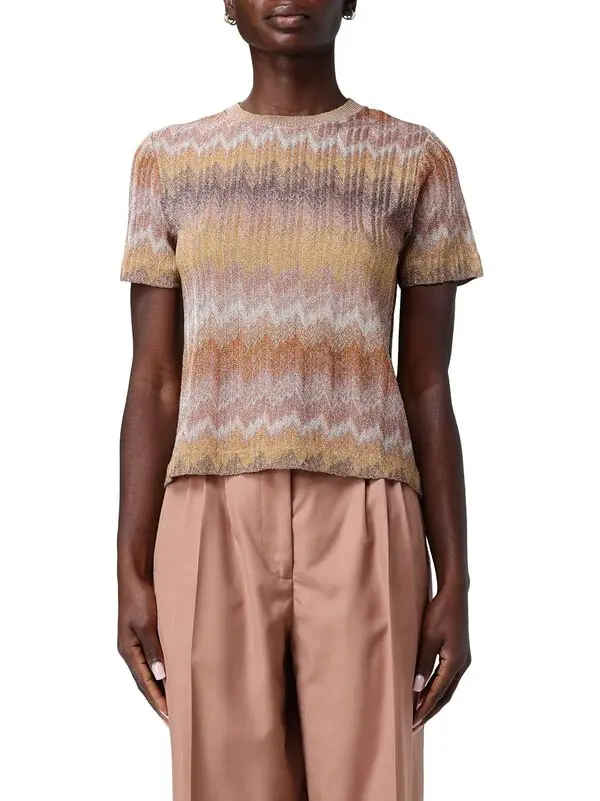 Missoni Knit Top - Gold