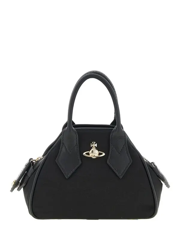 VIVIENNE WESTWOOD Yasmine Mini Handbag In Viscose - Black
