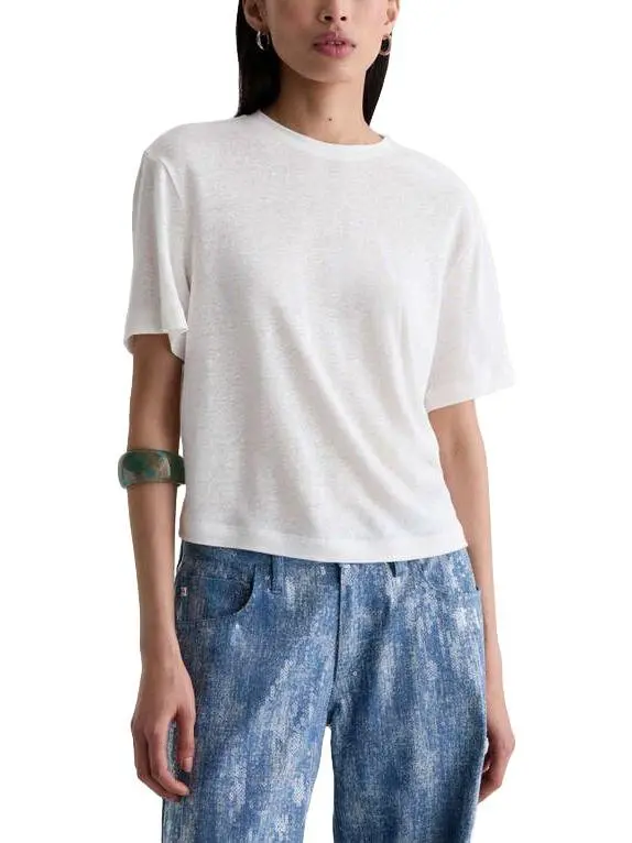 Ag Charli Boxy T-shirt - Powder