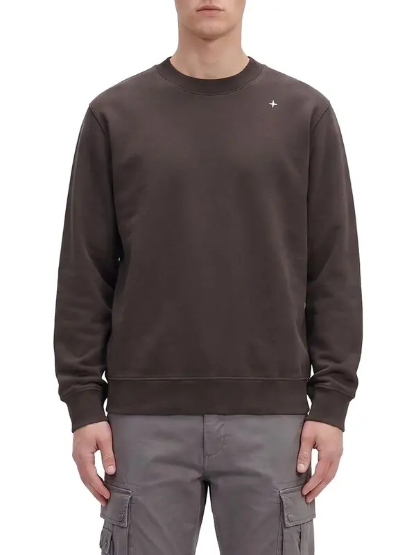 Stone Island Crewneck Sweatshirt - Charcoal
