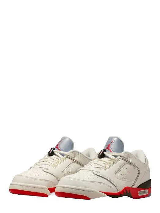 JORDAN Sixty Plus Low Basketball Sneakers - 100 Sail/fire R