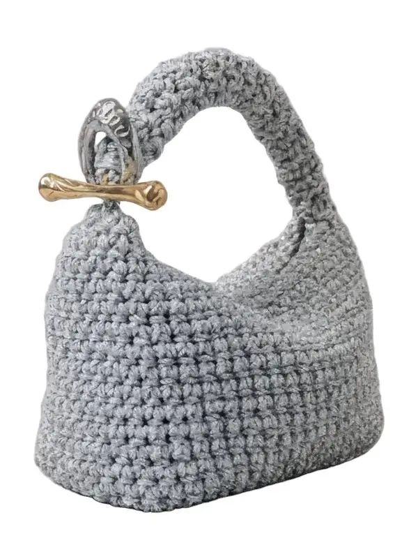 ISKRA Medium Gigi Clasp Bag - Silver