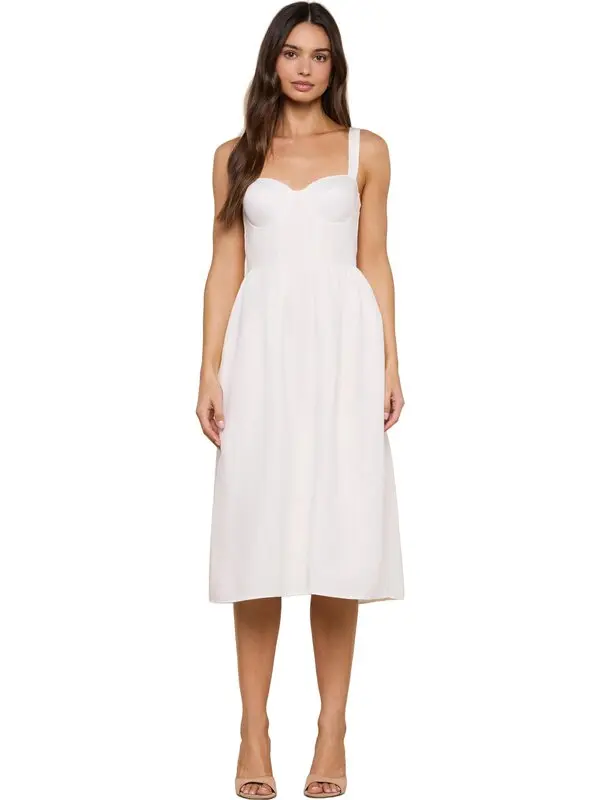 L'Agence Tiani Bustier Dress - Ivory