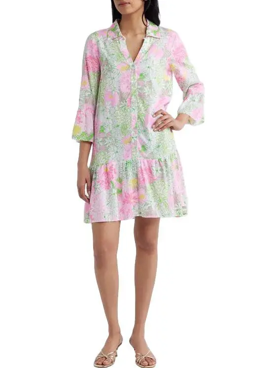 Lilly Pulitzer® Rayanna Tunic Dress - Resort White Mum Patch