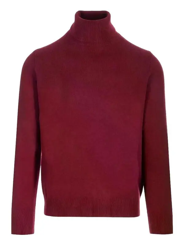 AL DUCA D’AOSTA 1902 Cashmere Roll Neck Sweater - Red
