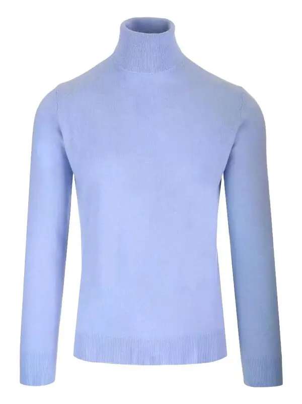 AL DUCA D’AOSTA 1902 Cashmere Roll Neck Jumper - Blue