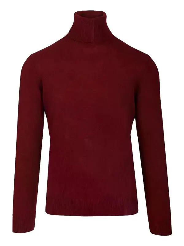 AL DUCA D’AOSTA 1902 Cashmere Roll Neck Sweater - Red
