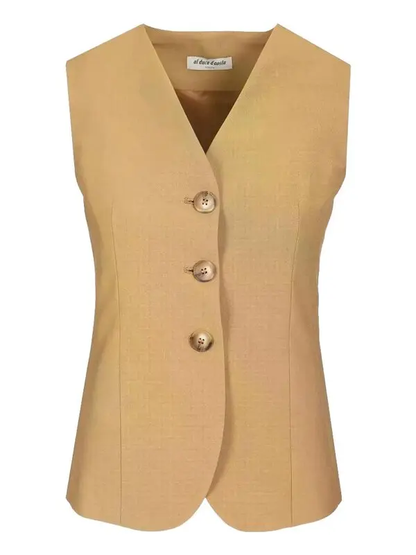 AL DUCA D’AOSTA 1902 Twill Waistcoat - Neutrals
