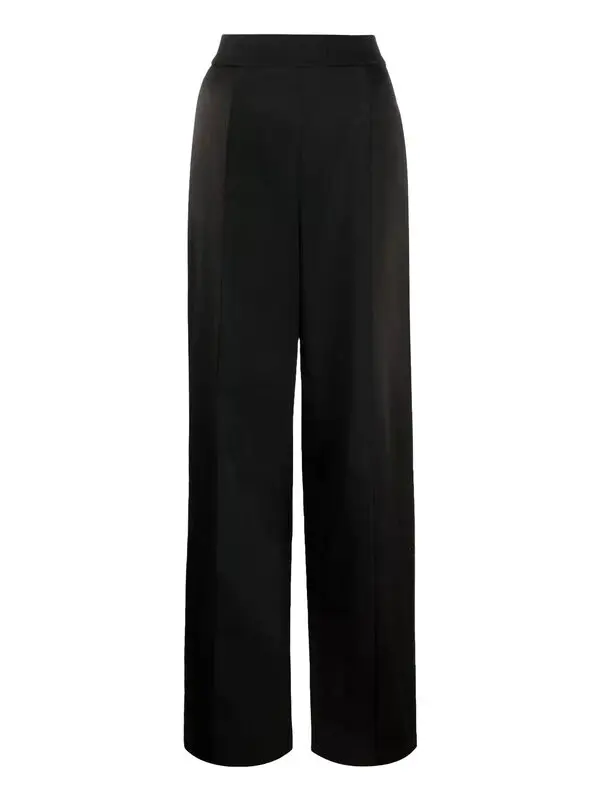 LANVIN Tuxedo Straight-leg Trousers - Black