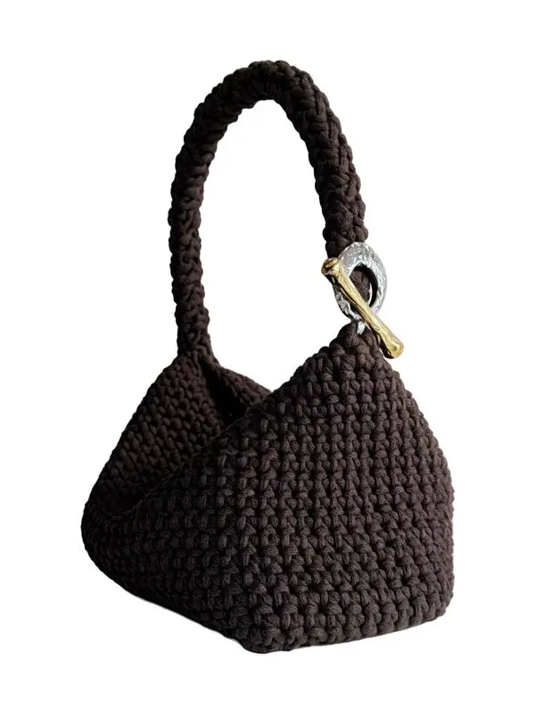 ISKRA Gigi Clasp Bag - Brown