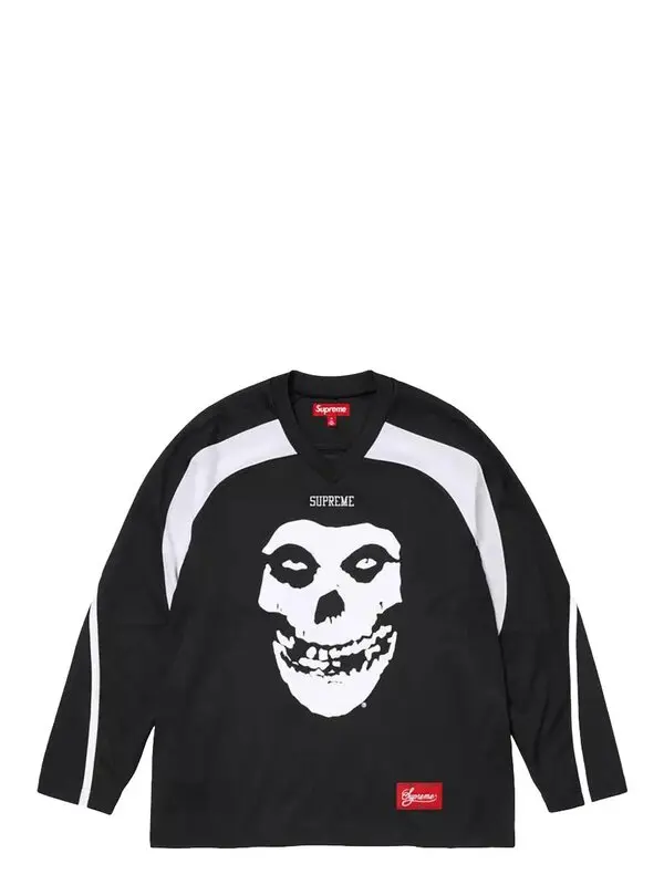 Supreme Misfits Panelled Hockey Jersey - Black