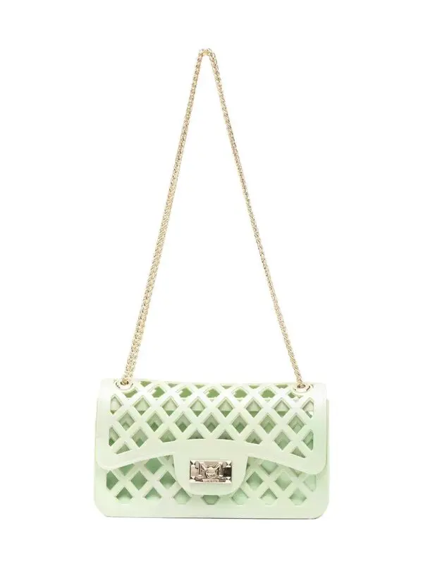 MARC ELLIS Flat Basket Cross Body Bag - Green