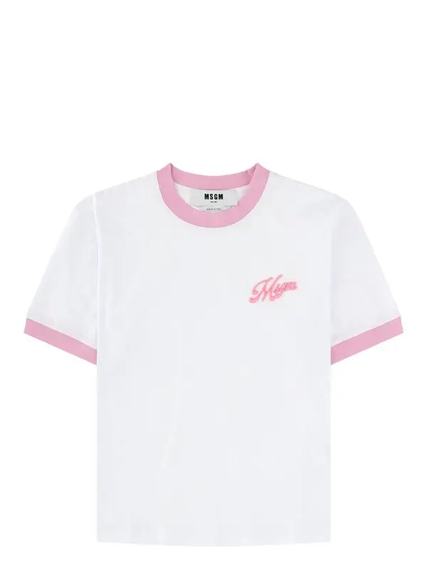 MSGM Logo T-shirt - White