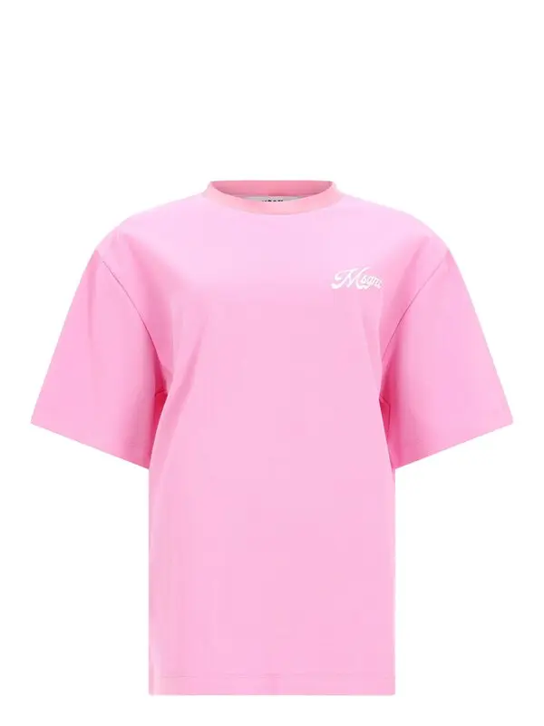 MSGM Logo T-shirt - Pink