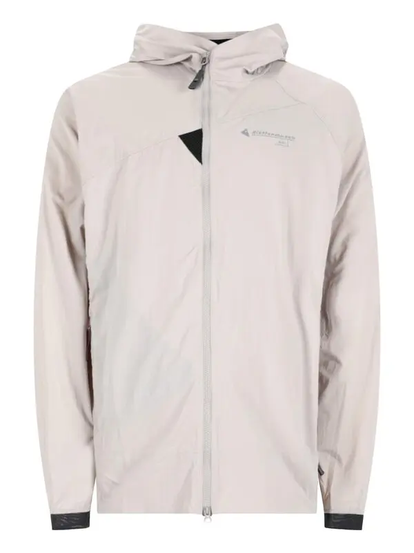 KLATTERMUSEN Nal" Jacket With Logo And Hood - Beige