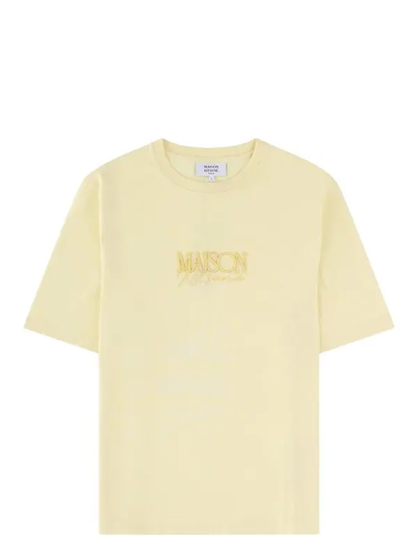 Maison Kitsuné Logo T-shirt - Yellow
