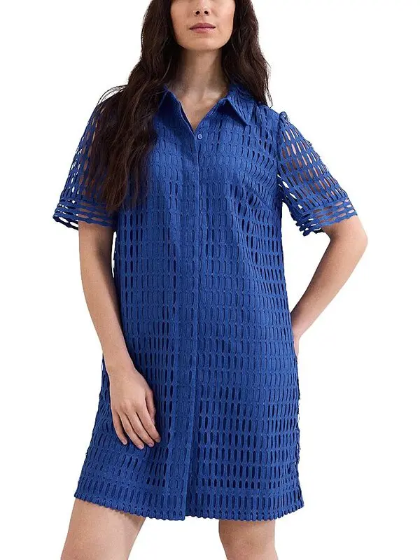 PHASE EIGHT Alina Lace Tunic Dress - Blue