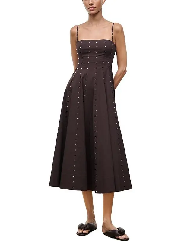 Staud Wylie Dress - Earth Stud