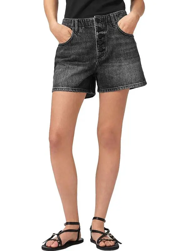 ALLSAINTS Tay Denim Shorts - Black