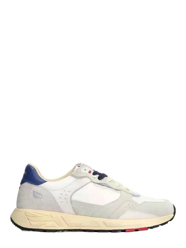 CRIME LONDON Rush Panelled Leather Sneakers - White