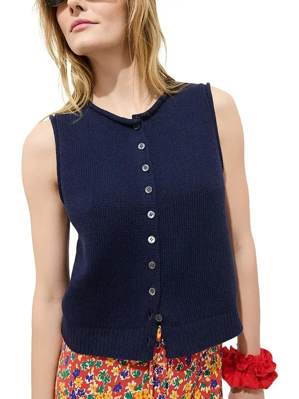 ALEX MILL Taylor Sweater Vest - Navy Night