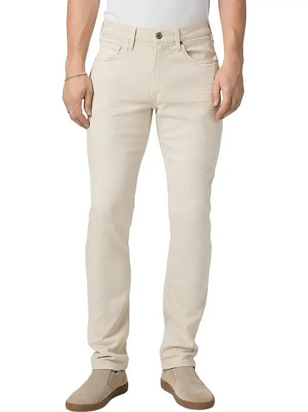 Paige Federal 32" Slim Straight Jeans - Sea Shell