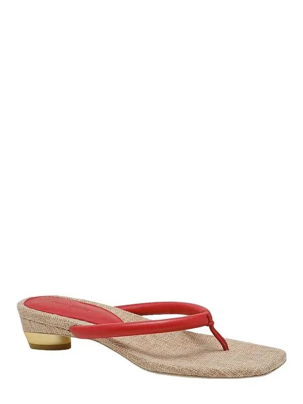 Cult Gaia Sierra Thong Sandals - Vermilion