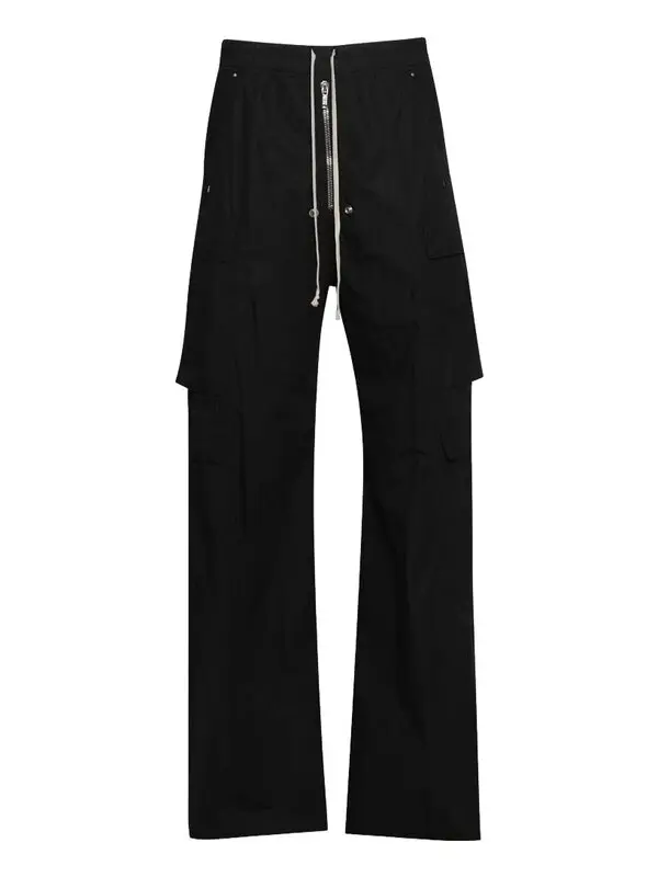 Rick Owens Double Cargo Jumbo Bela Pants Dust - Black