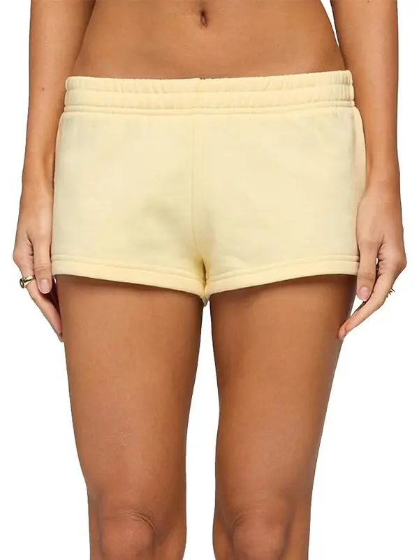EDIKTED Cataleya Shorts - Yellow