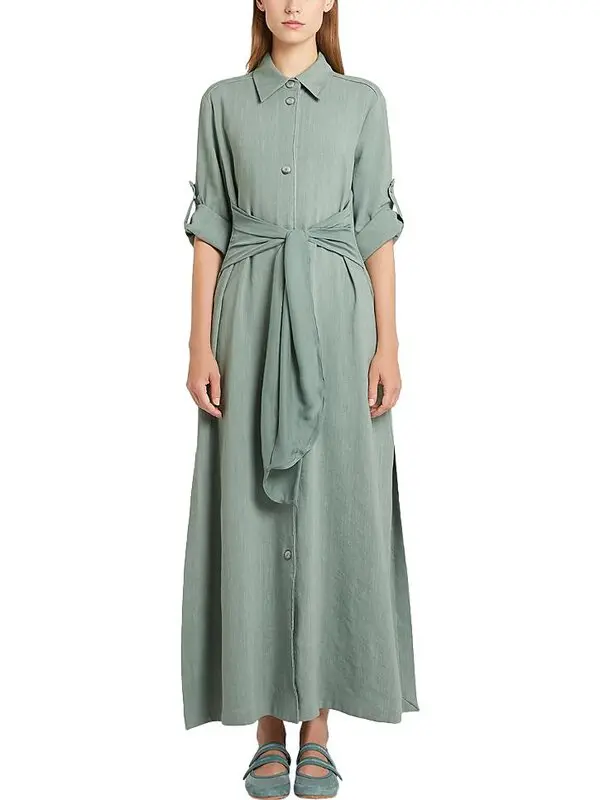 Marella Shirt Dress - Green