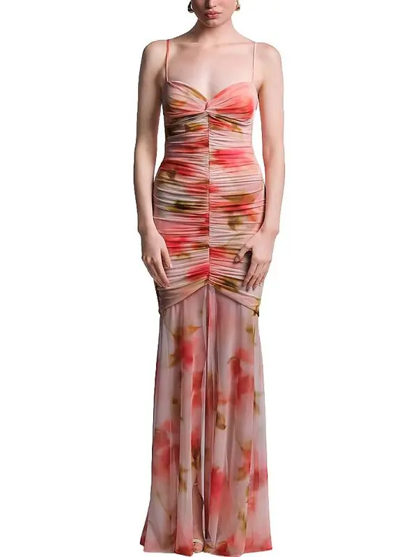 Bcbgmaxazria Soraya Gown - Floral Echo Print