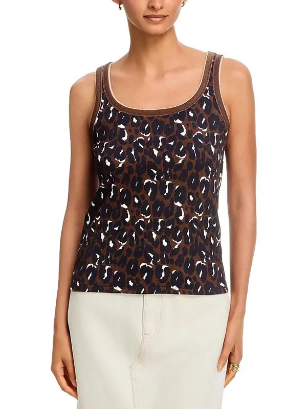 Majestic Filatures Cotton Ribbed Tank Top - Tonka