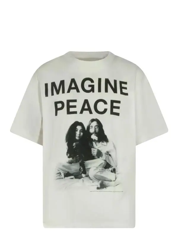 SAINT MXXXXXX Graphic-print T-shirt - White