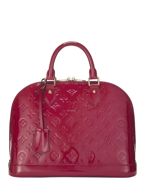 LOUIS VUITTON Monogram Vernis Alma Nm - Pink