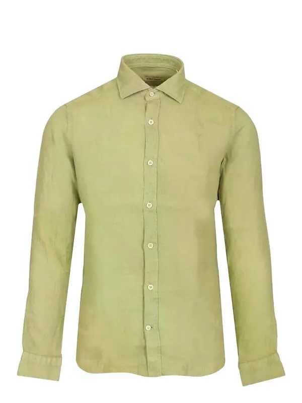 AL DUCA D’AOSTA 1902 Linen Shirt - Green