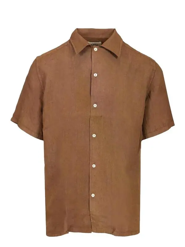 B.D.BAGGIES Aloha Short-sleeve Shirt - Brown