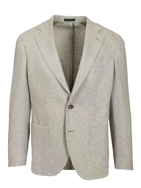 AL DUCA D’AOSTA 1902 Single-breasted Cashmere Blazer - Grey
