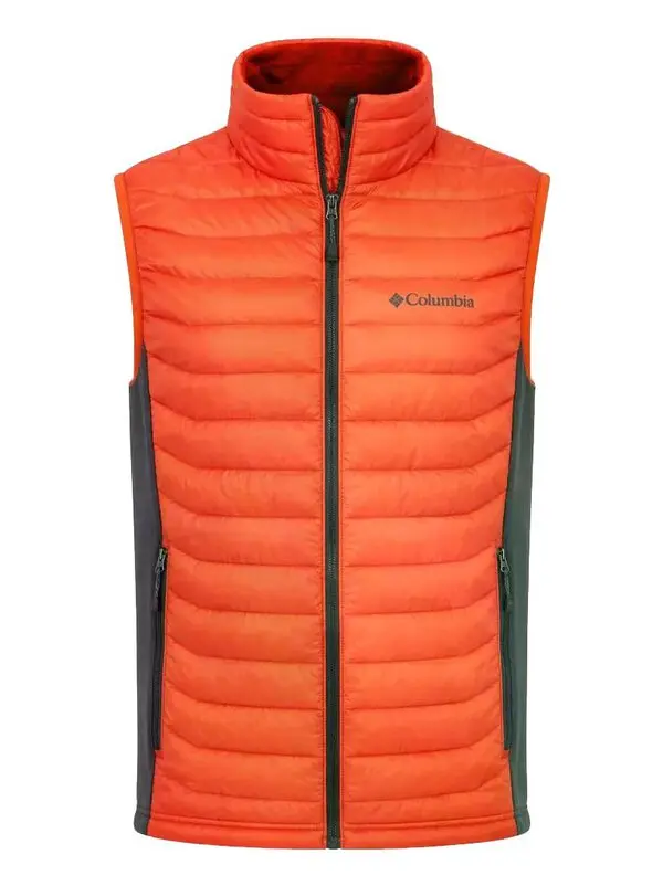 Columbia Quilted Zip-up Gilet - Orange