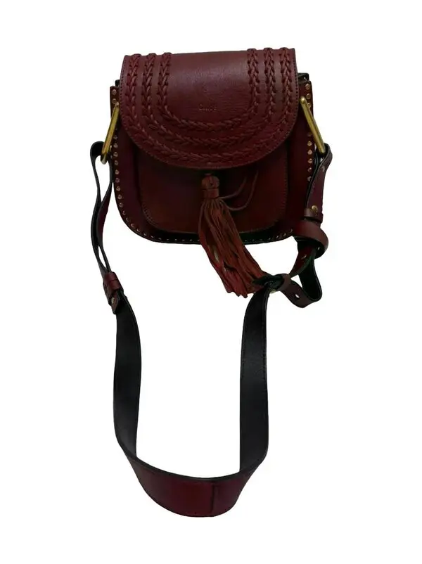Chloé Hudson Tassel Crossbody Bag - Red