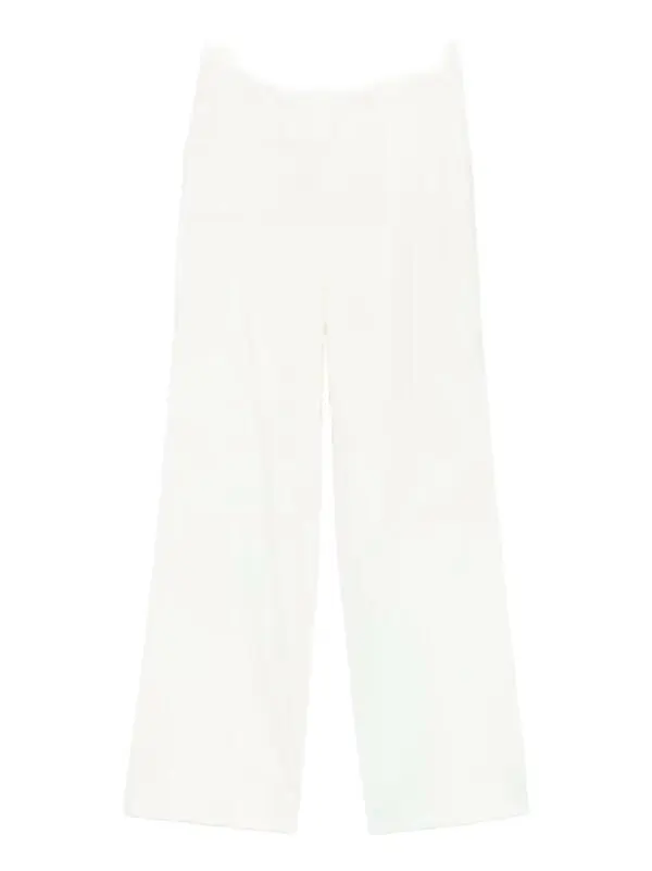 Tagliatore Pressed Crease Wide-leg Trousers - Neutrals