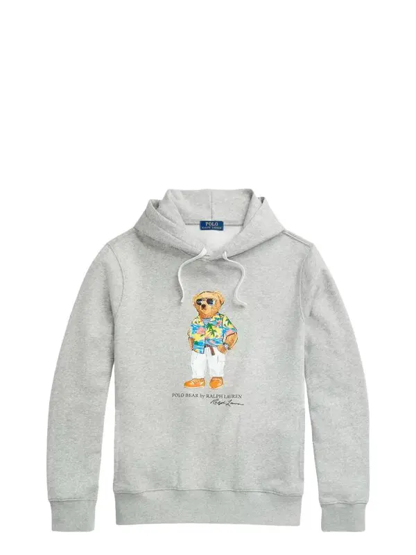 Polo Ralph Lauren Graphic Print Hoodie - Grey
