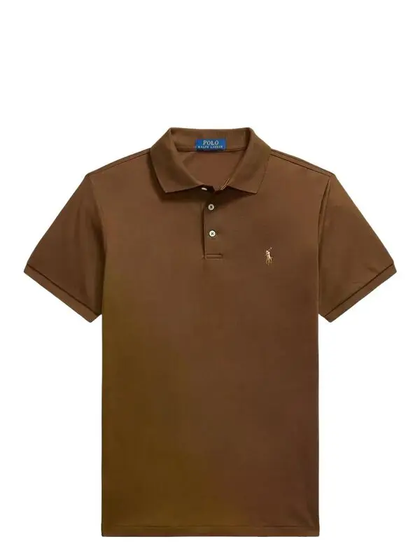 Polo Ralph Lauren Logo-embroidered Polo Shirt - Brown