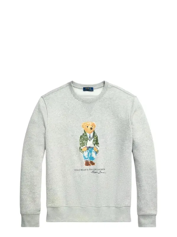 Polo Ralph Lauren Polo Bear Graphic Crewneck Sweatshirt - Grey