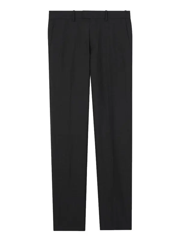 Burberry Bond Tailored Wool Trousers - Iron Grey