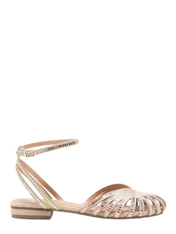 EXÈ Exe Lola Embellished Sandals With Buckle Fastening - Neutrals