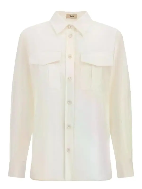 Herno Flap-pocket Button-up Shirt - Neutrals