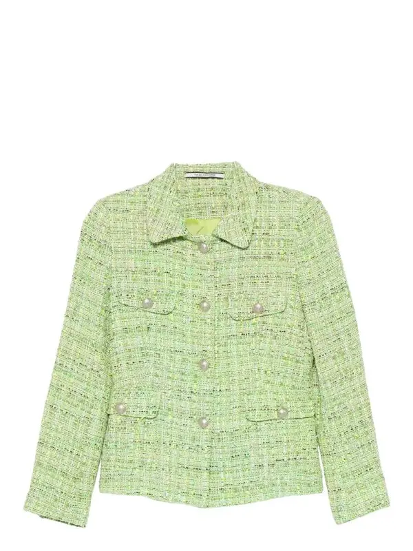 Tagliatore India Button-fastening Jacket - Green