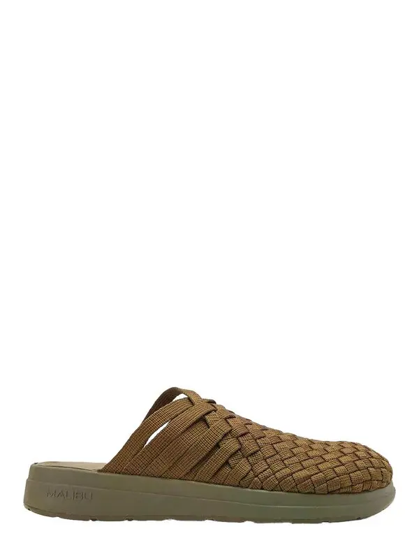 MALIBU SANDALS Colony Woven Mules - Green