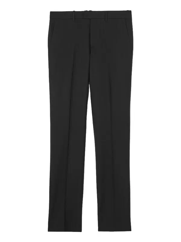 Burberry Wool Bond Tailored Trousers - Black
