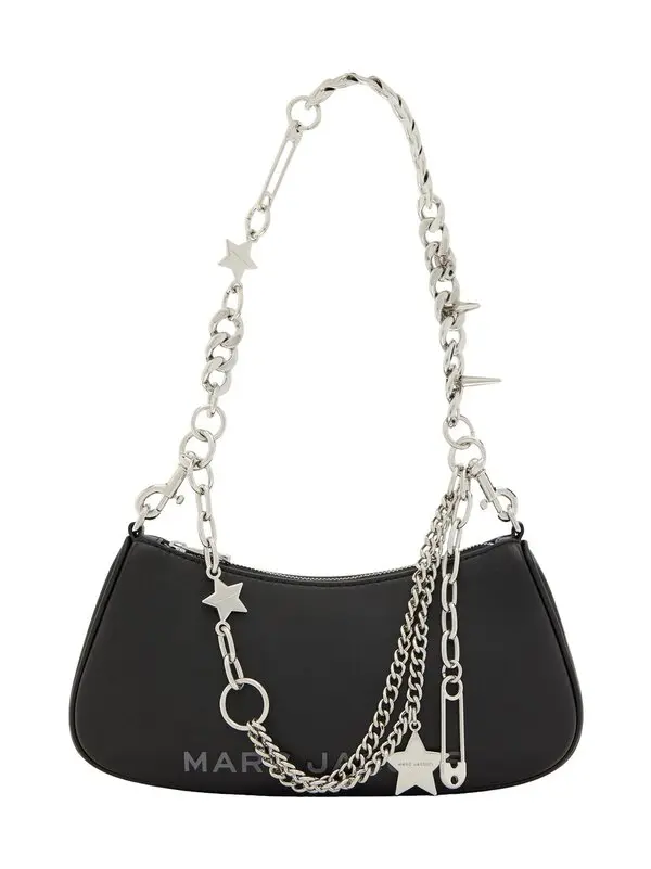 Marc Jacobs The Shoulder Leather Shoulder Bag By - Black